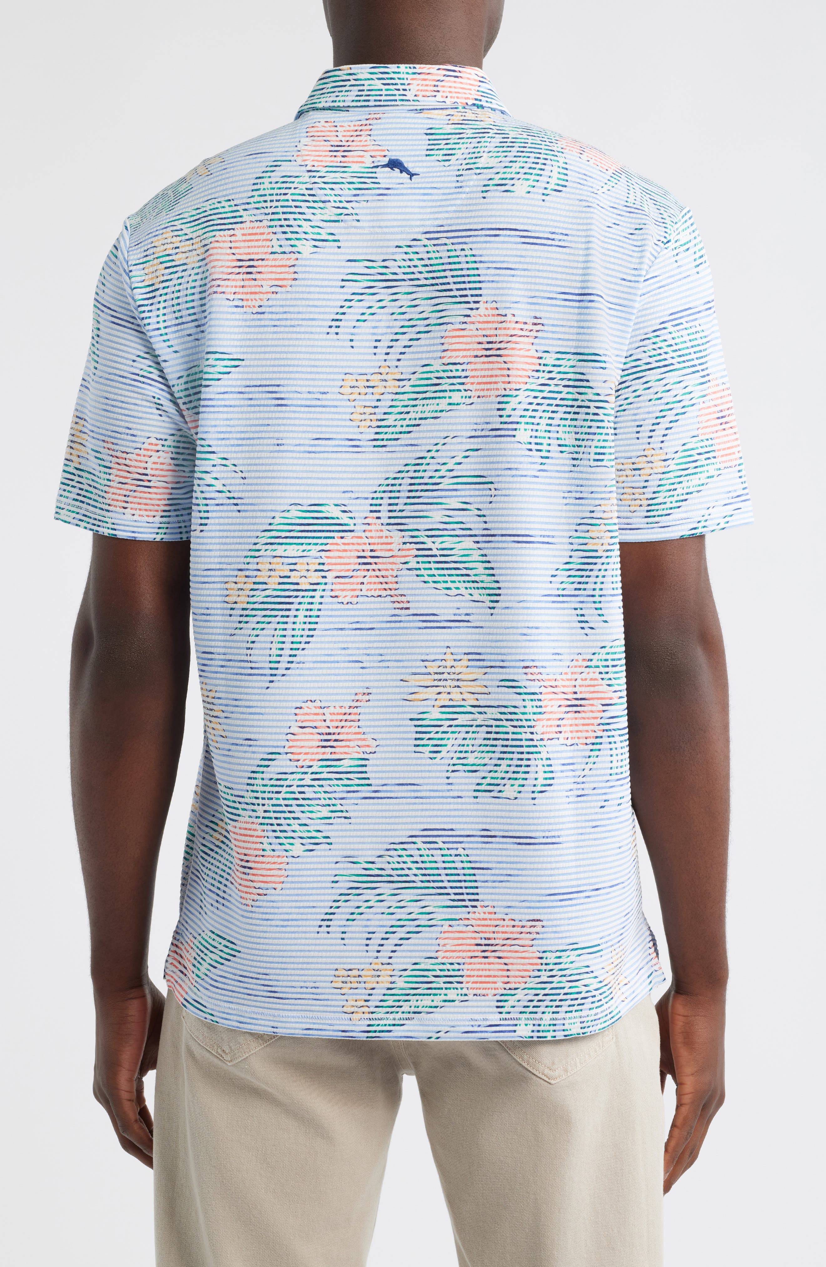 Tommy Bahama Costa Wave Isle Camo IslandZone® Seersucker Polo ...