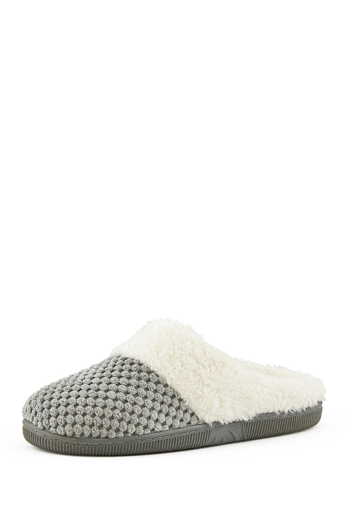 NEST FOOTWEAR Faux Fur Trimmed Clog Slipper | Nordstromrack