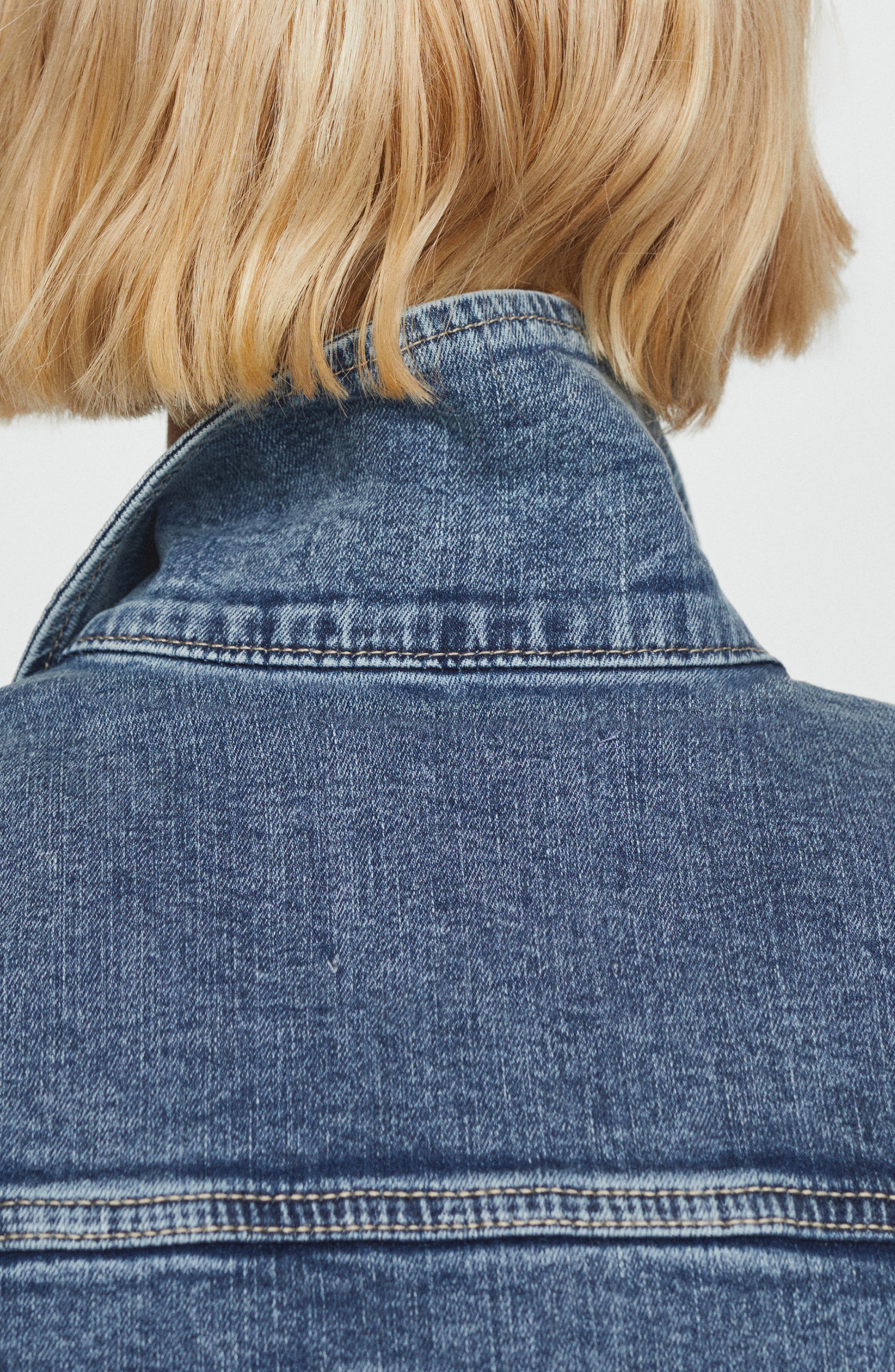 MANGO Crop Denim Jacket | Nordstromrack