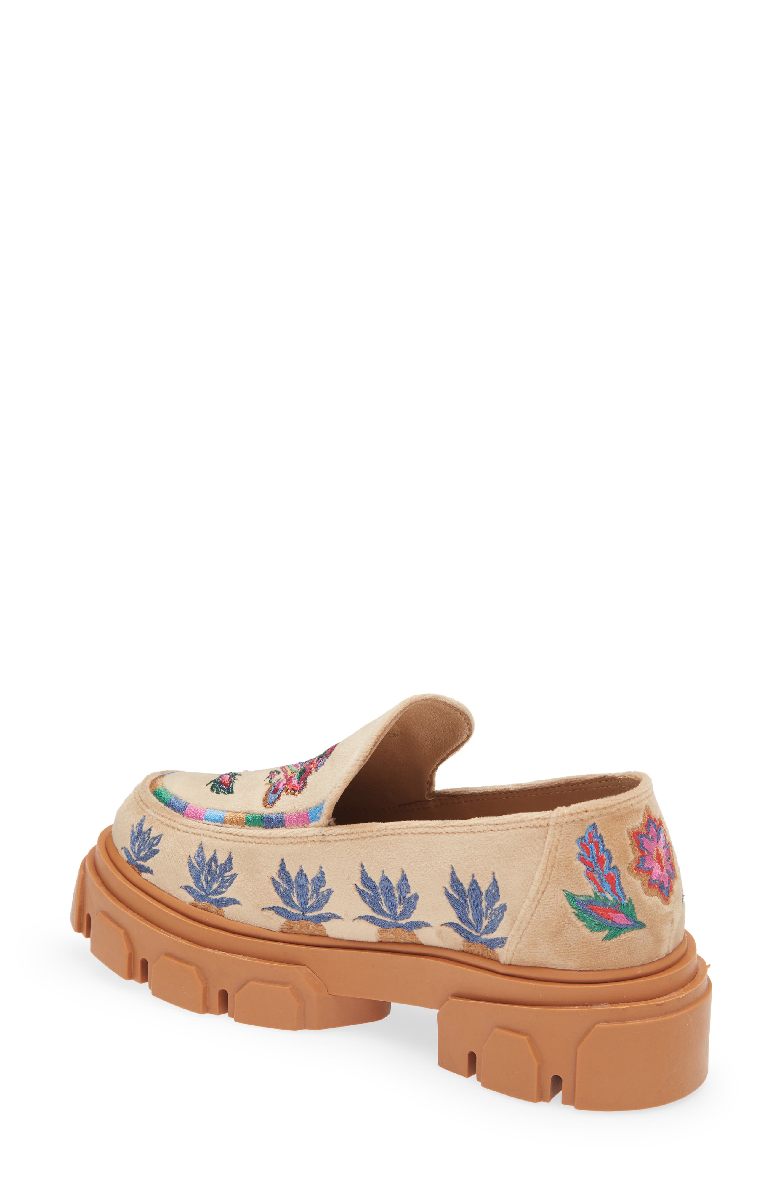 FARM Rio Embroidered Platform Loafer (Women) | Nordstromrack