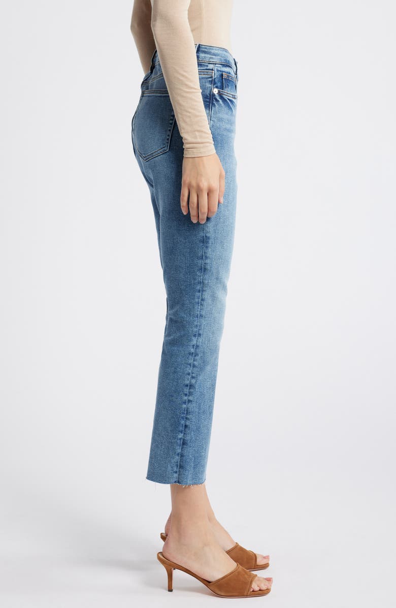 FRAME Le Crop Raw Hem Mini Bootcut Jeans | Nordstromrack