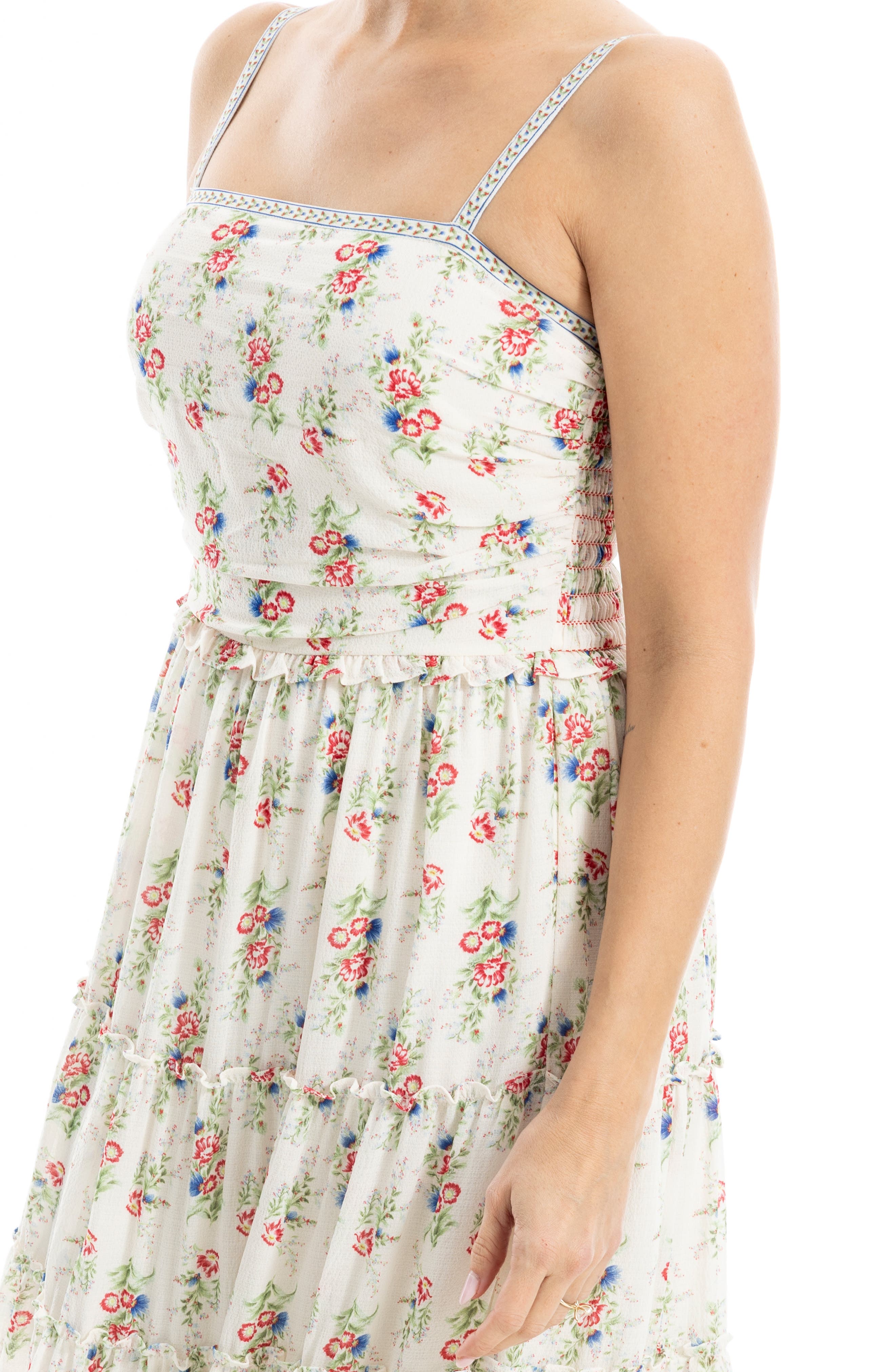 MAX STUDIO Floral Print Maxi Dress | Nordstromrack