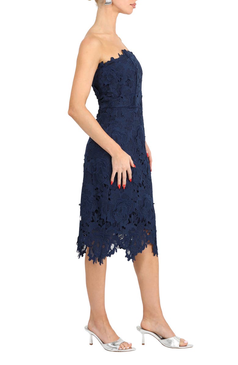 Adelyn Rae Jade Strapless Woven Lace Dress | Nordstromrack