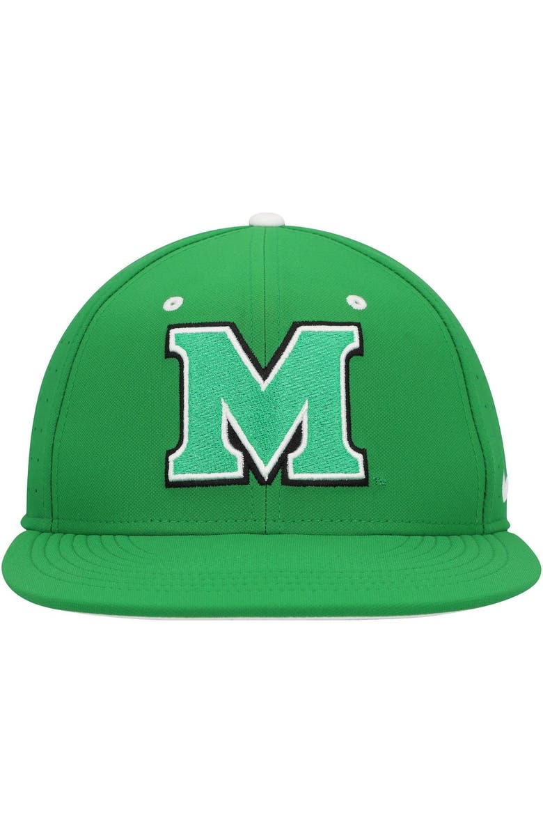 Nike Men's Nike Green Marshall Thundering Herd True AeroBill ...