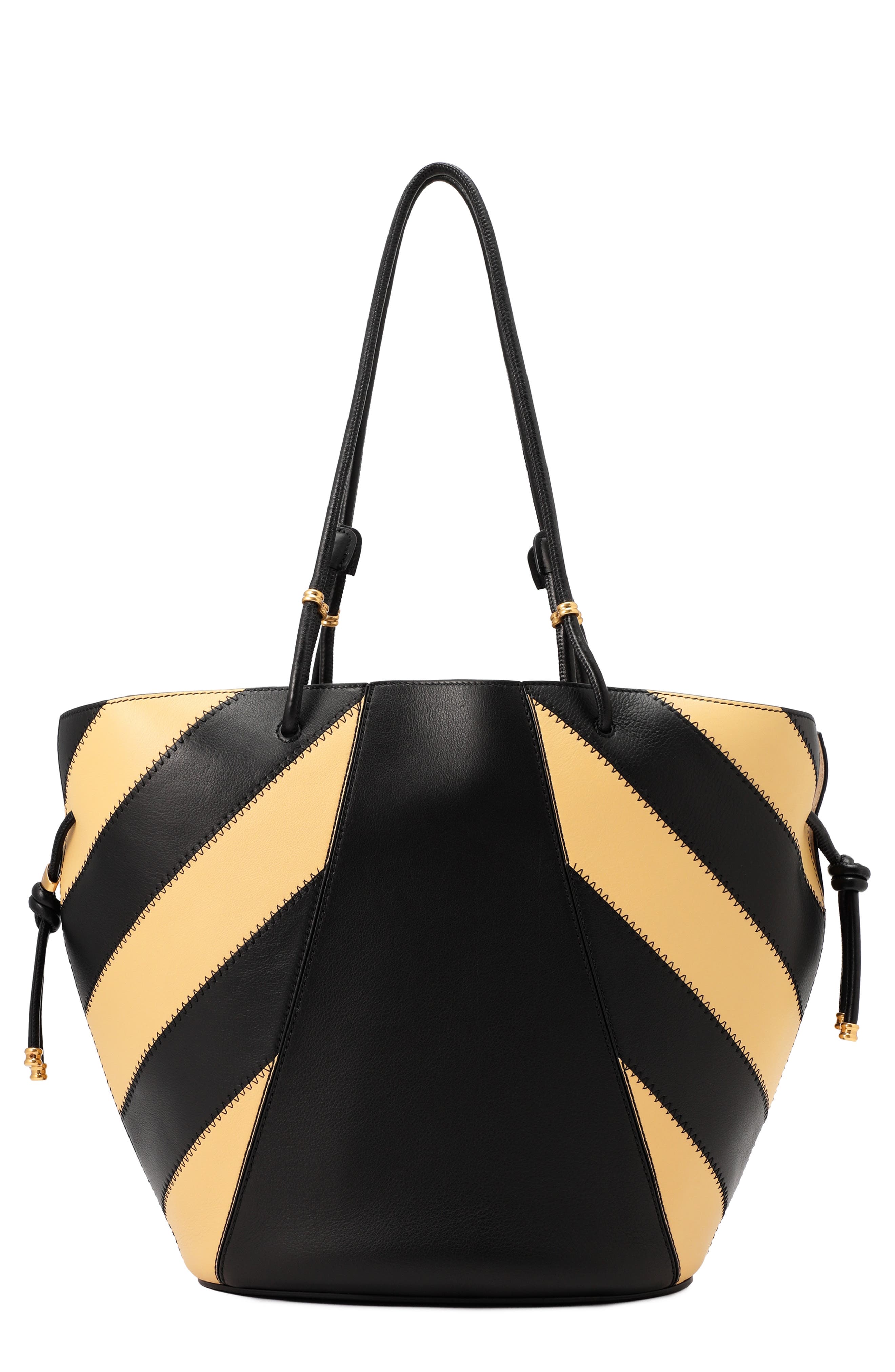 Tory Burch Spaghetti Strap Stripe Leather Tote | Nordstromrack