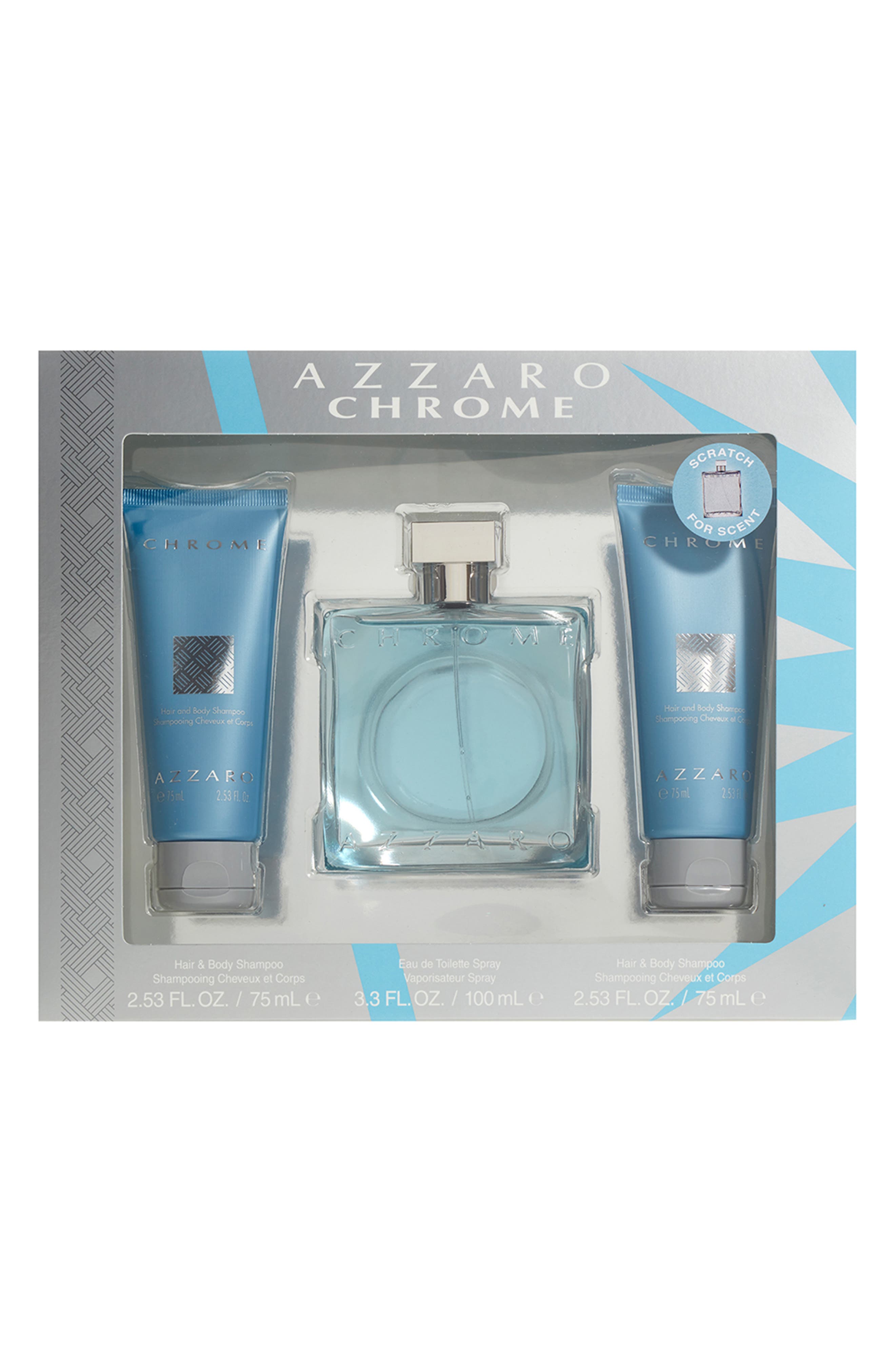 AZZARO Chrome 3-Piece Fragrance Set | Nordstromrack