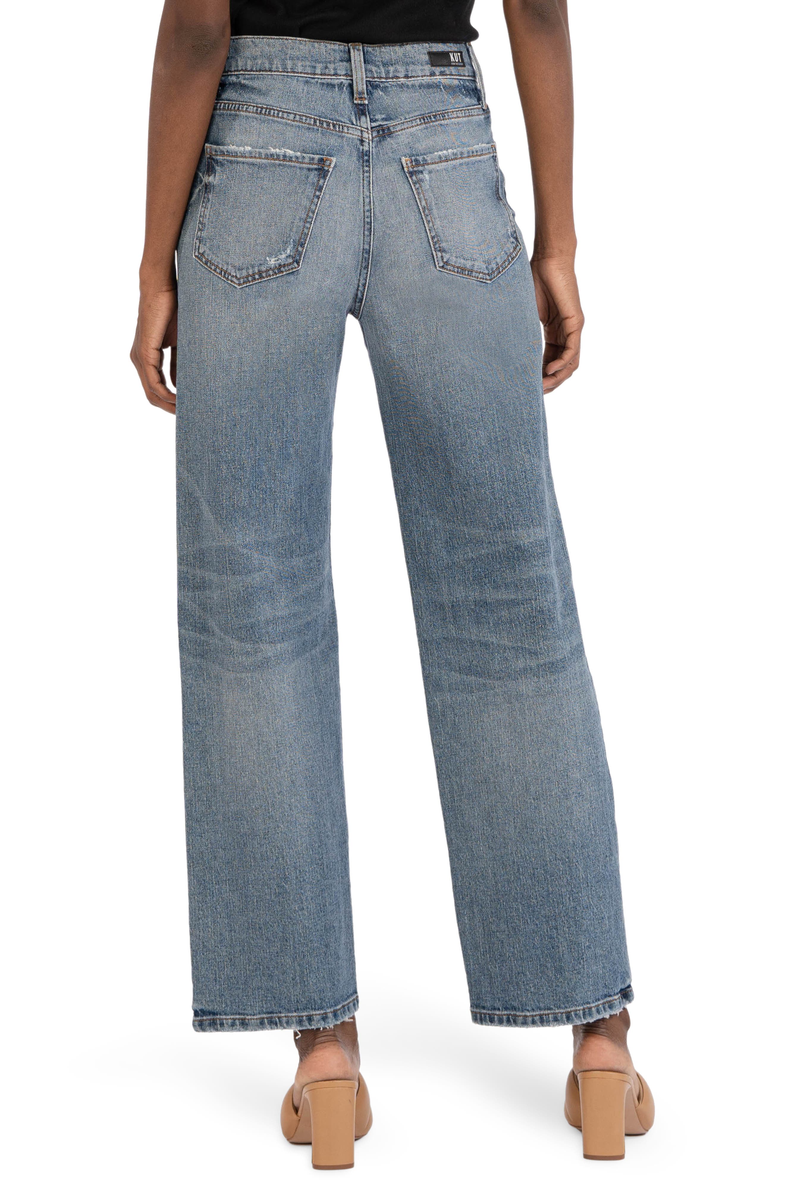 KUT from the Kloth Sienna High Waist Wide Leg Jeans | Nordstrom