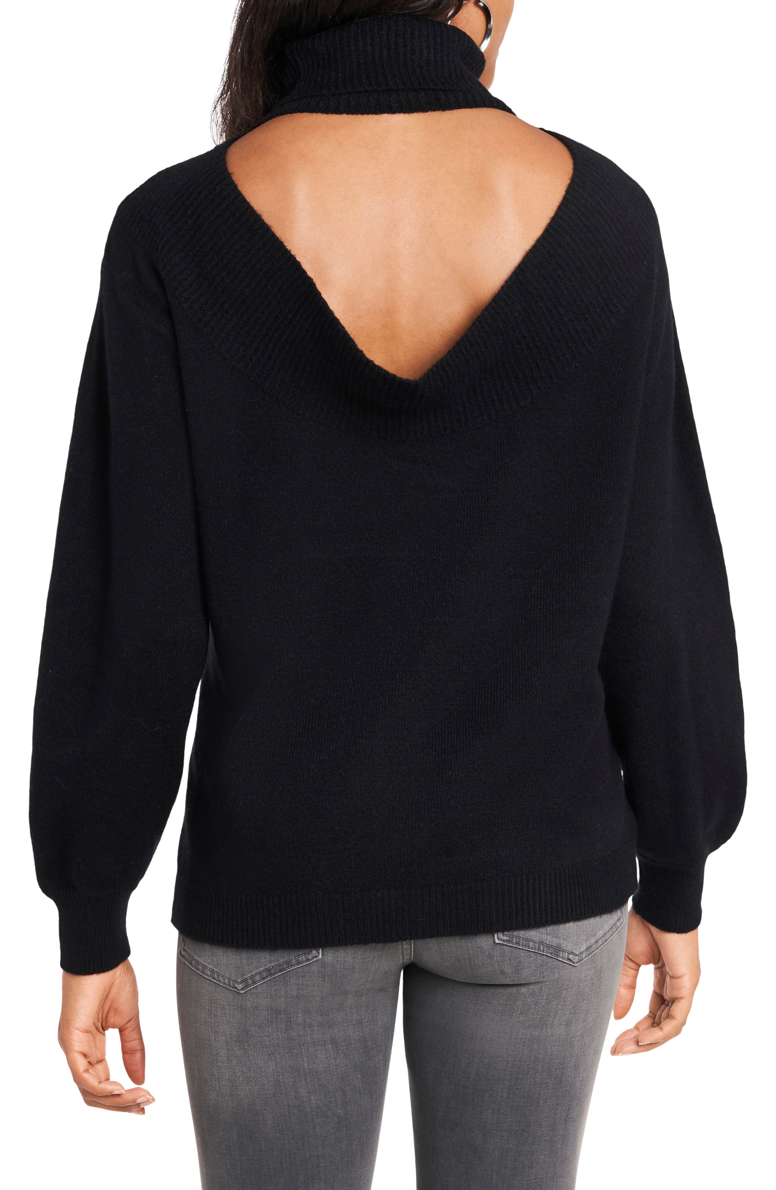 1.STATE Open Back Turtleneck Sweater | Nordstromrack