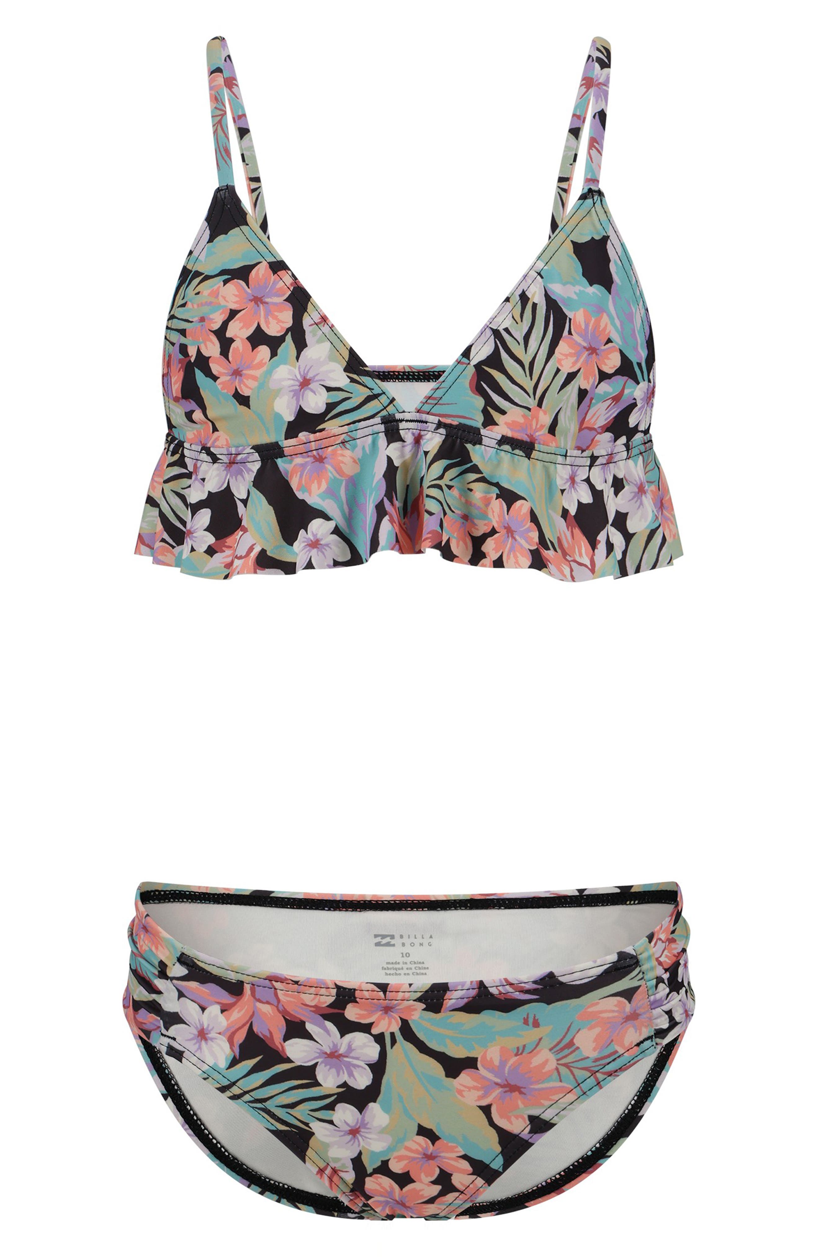 Billabong Kids' Sunshine Diaries Floral Two-Piece Swimsuit | Nordstrom