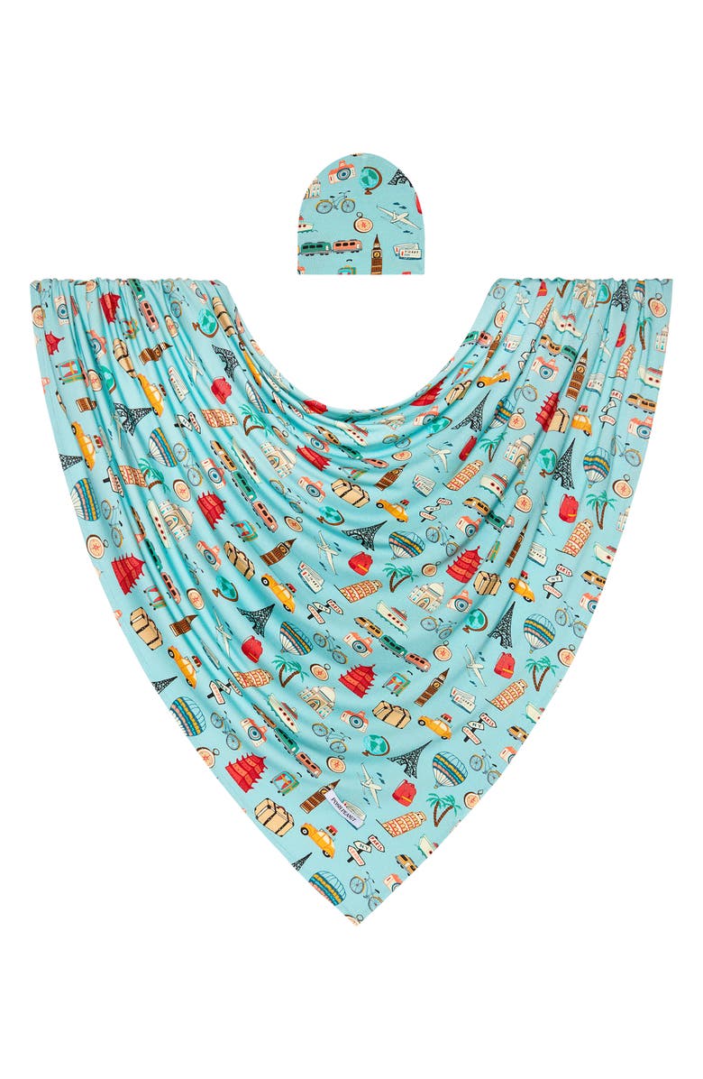 Posh Peanut Around the World Beanie & Swaddle Set | Nordstromrack
