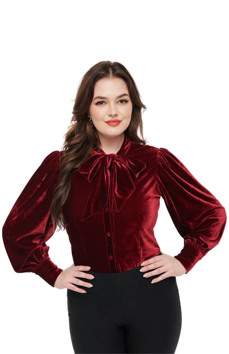 Women's Red Button Up Tops | Nordstrom