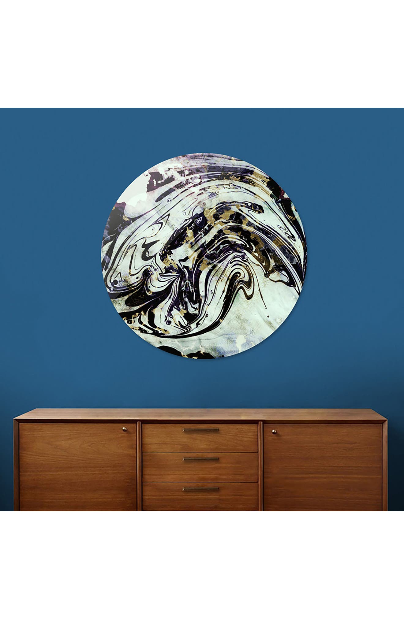 CURIOOS Black Gold Marble Art Print | Nordstromrack