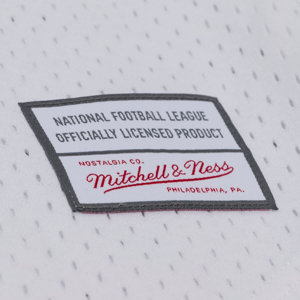 Men's Mitchell & Ness White Las Vegas Raiders Monochrome Mesh Full ...