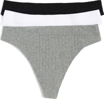 Abound Stevie Textured Thongs - Pack of 3 | Nordstromrack