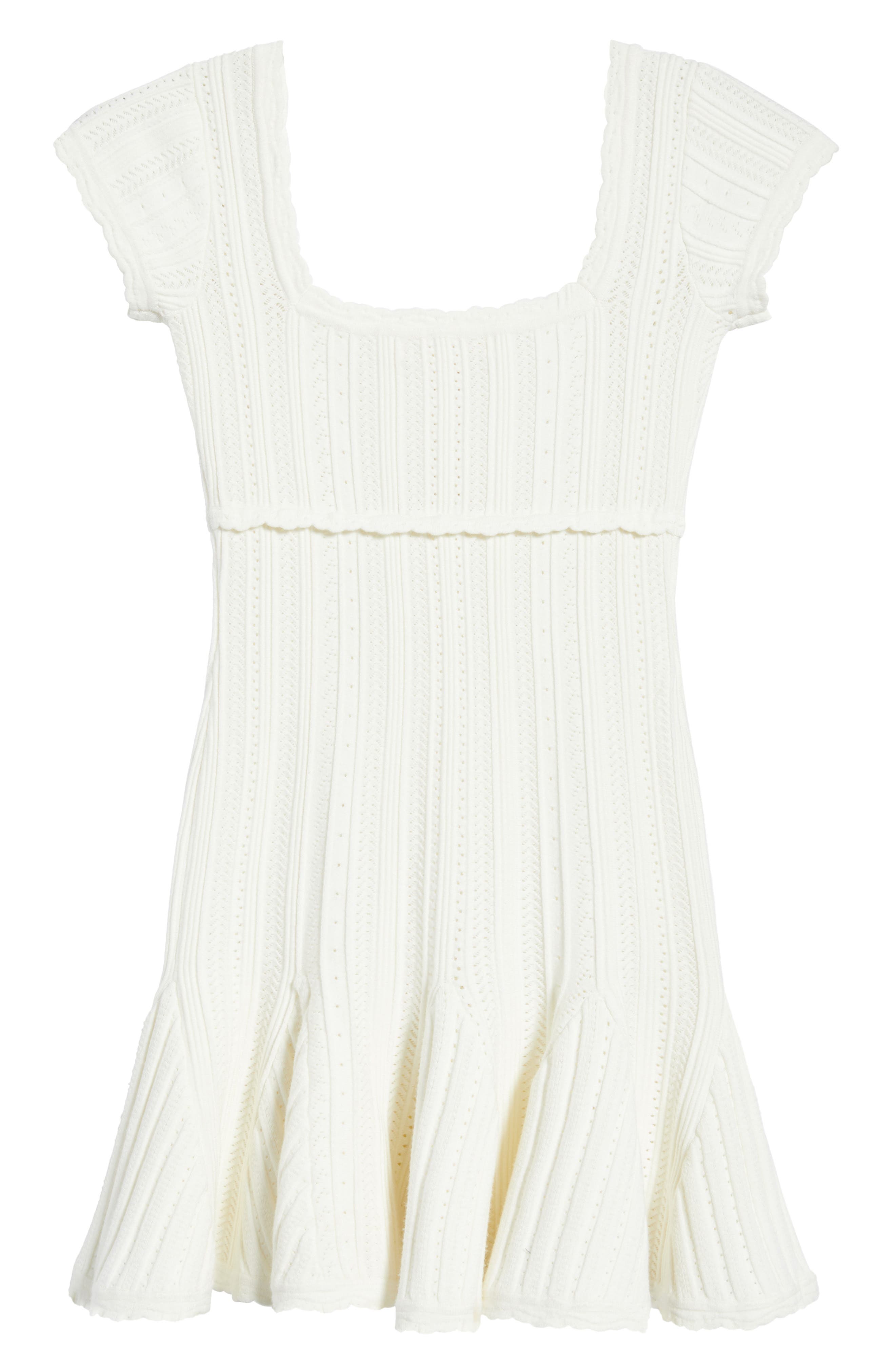 LoveShackFancy Kids' Daffron Pointelle Sweater Dress | Nordstrom