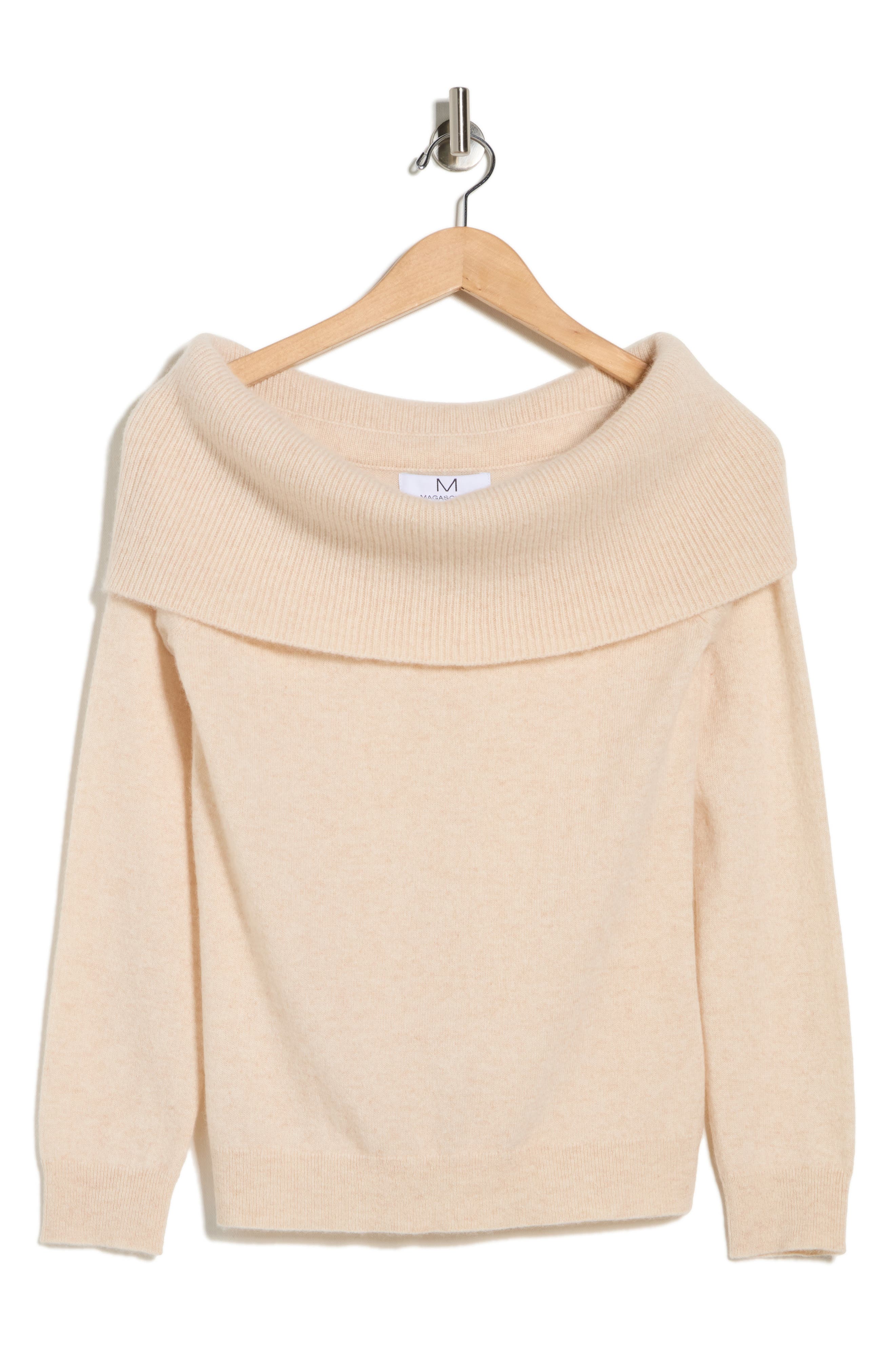 Magaschoni Cashmere Off the Shoulder Sweater | Nordstromrack