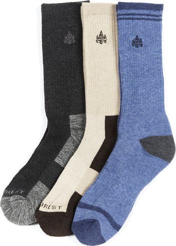 Rainforest Wool Blend Crew Socks - Pack of 3 | Nordstromrack