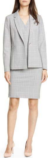 Ted Baker London Avril Contrast Check Jacket | Nordstrom