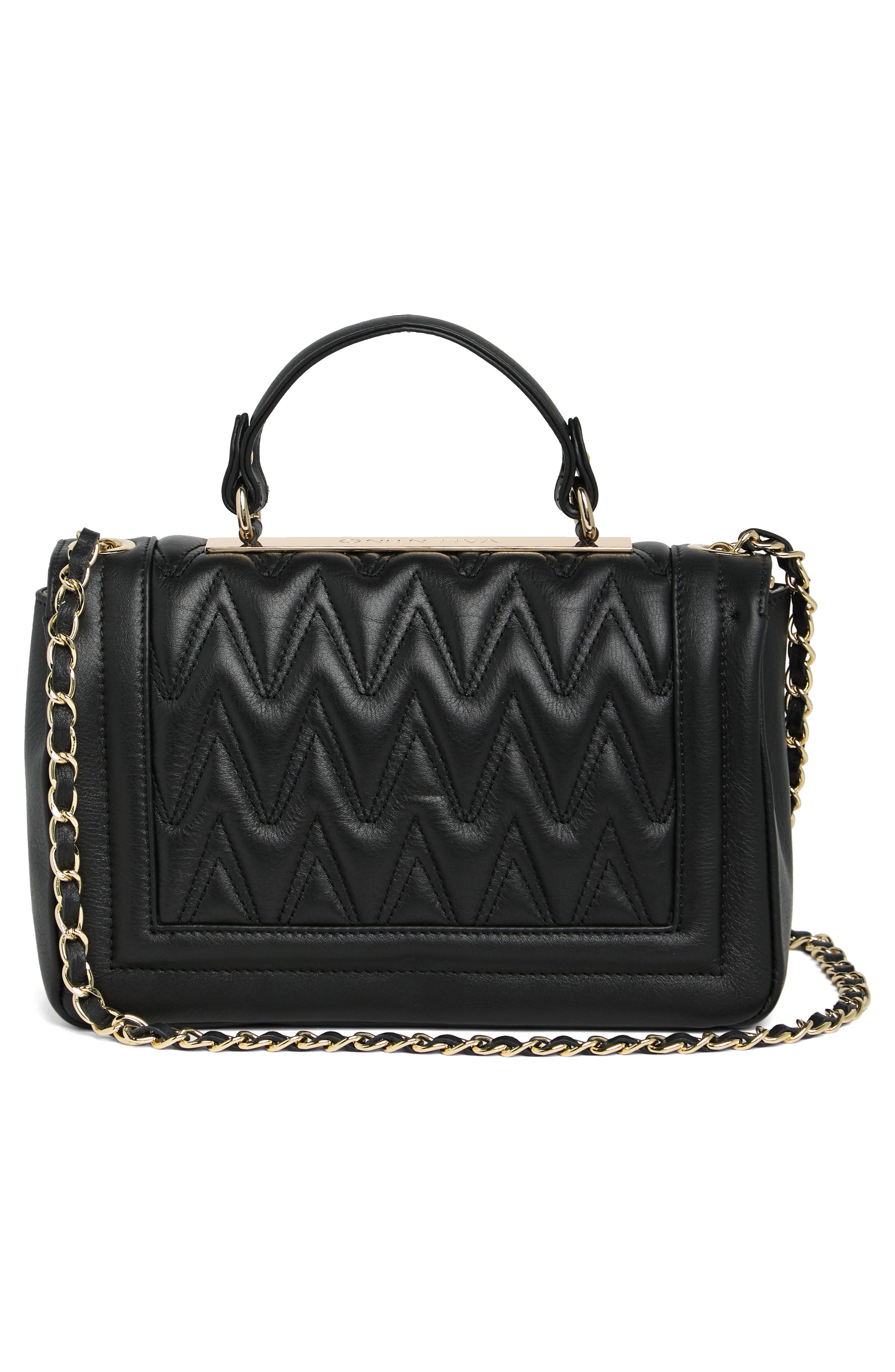 VALENTINO BY MARIO VALENTINO Alice Logo Plate Crossbody Bag | Nordstromrack