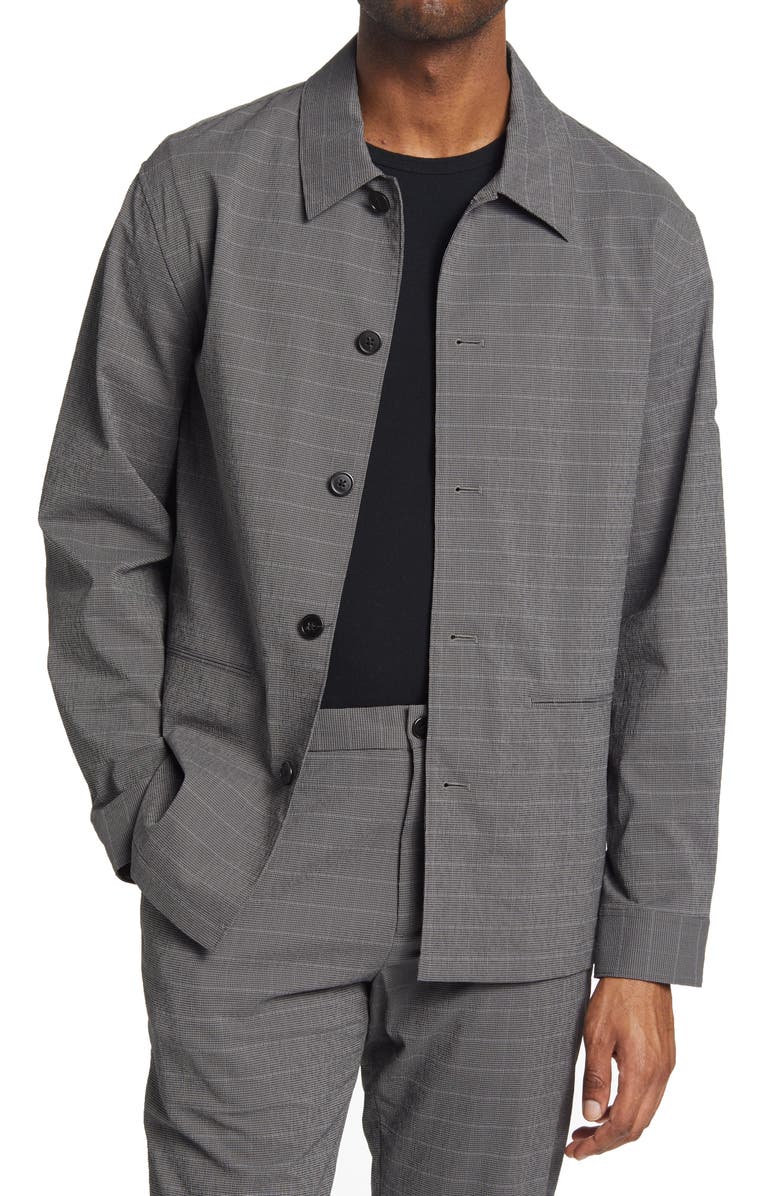 Theory Men's Selk Check Stretch Jacket | Nordstrom