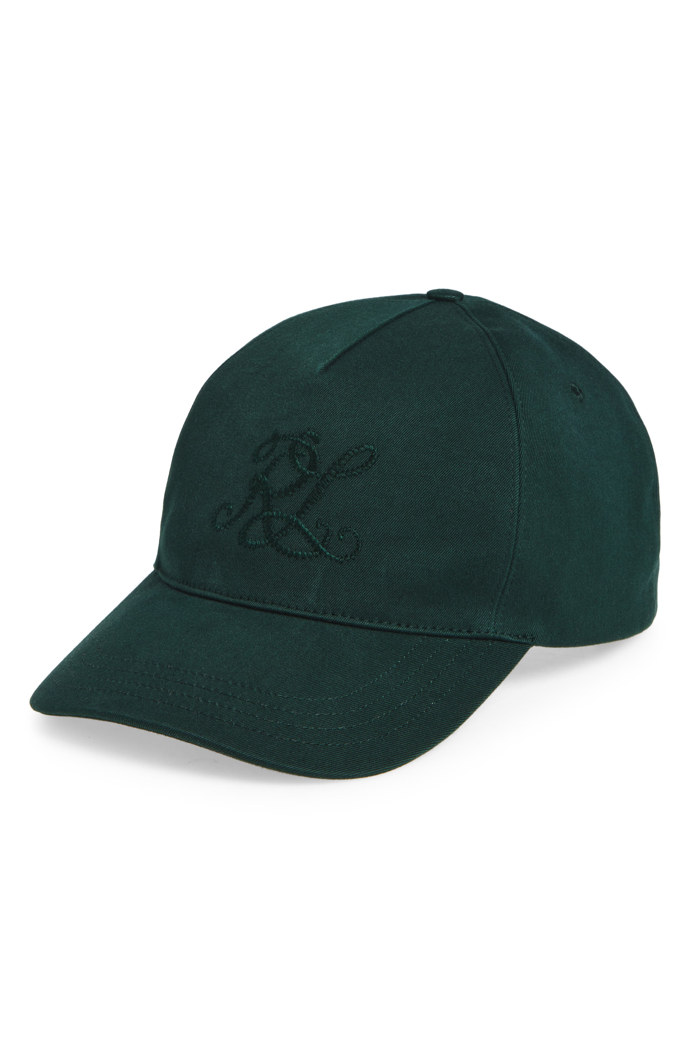 Ralph Lauren Purple Label Monogram Twill Baseball Cap | Nordstrom
