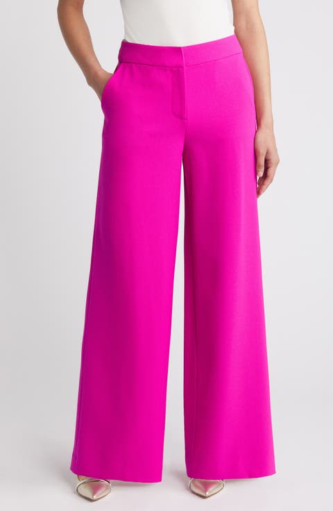 Women's Pink Wide-Leg Pants | Nordstrom