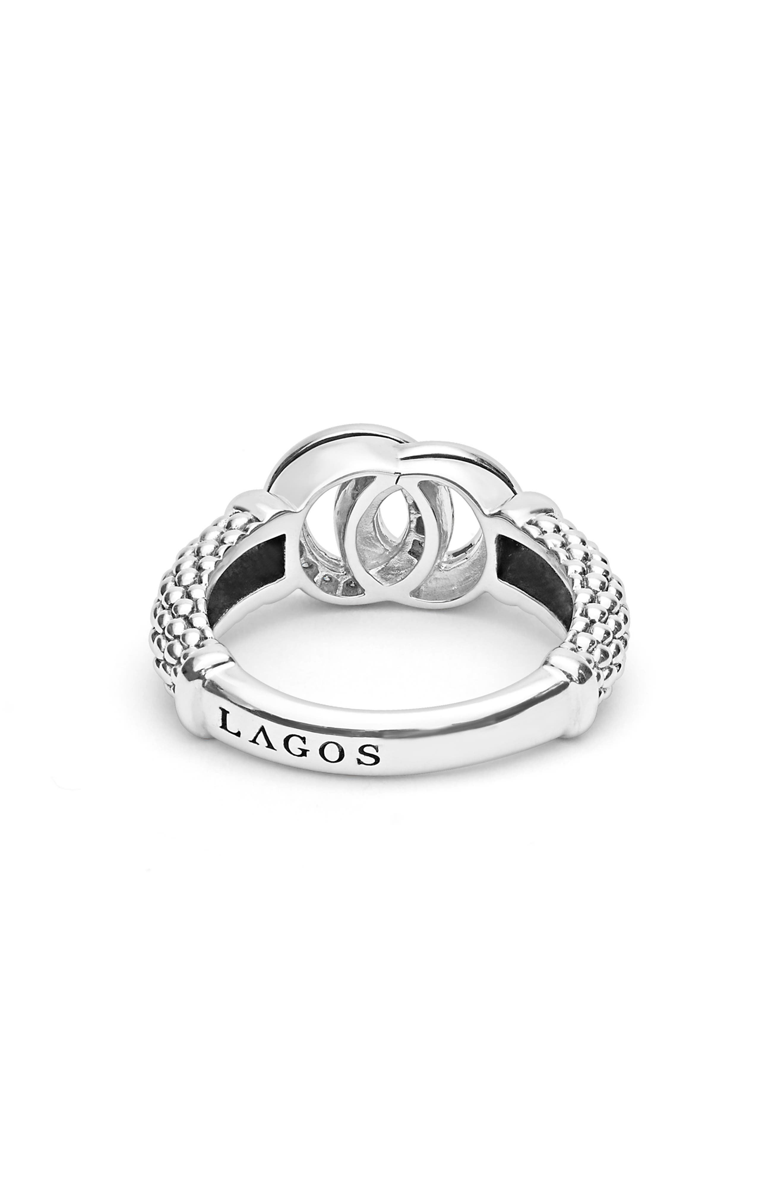 LAGOS Signature Caviar Interlocking Diamond Ring | Nordstrom
