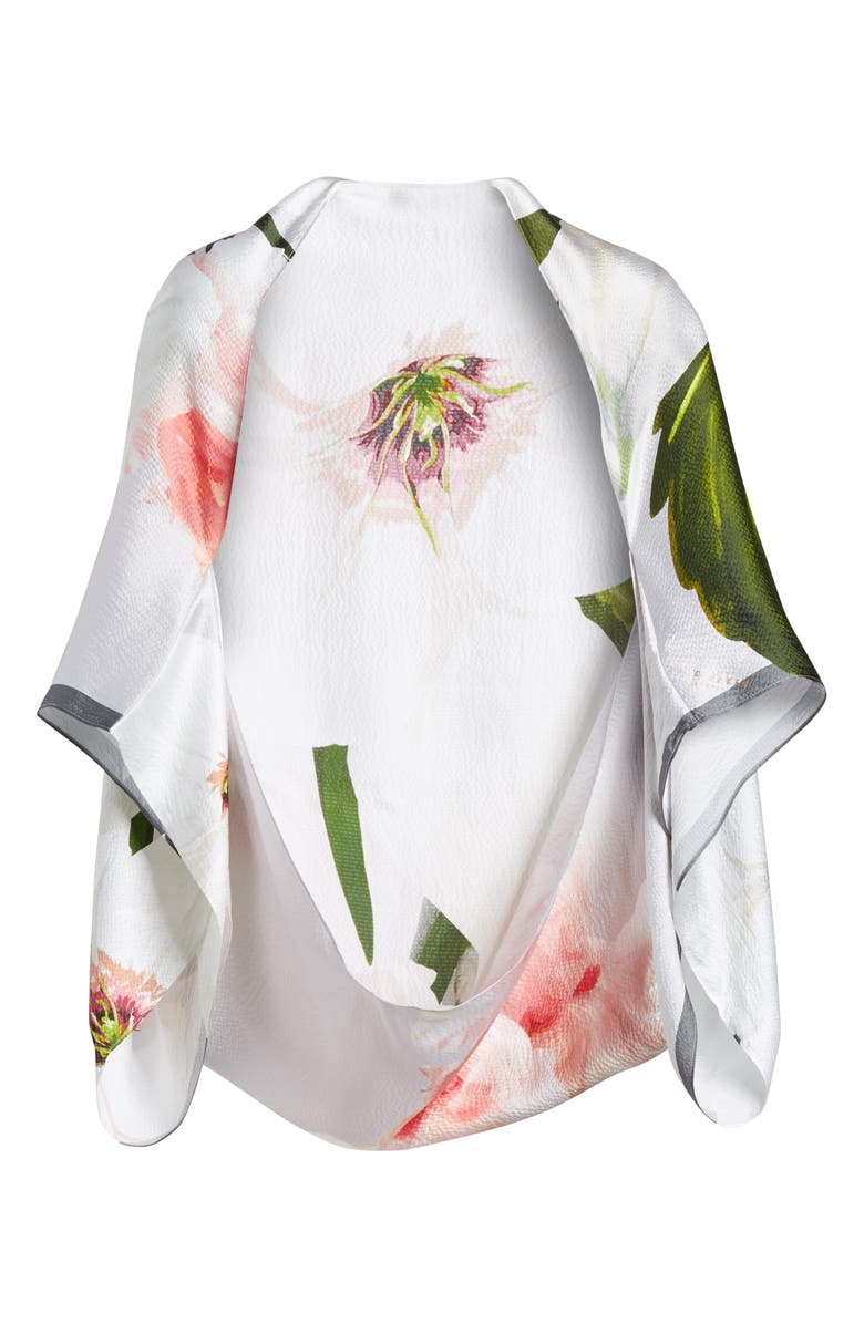 Ted Baker London Chatsworth Bloom Silk Cape Scarf | Nordstromrack