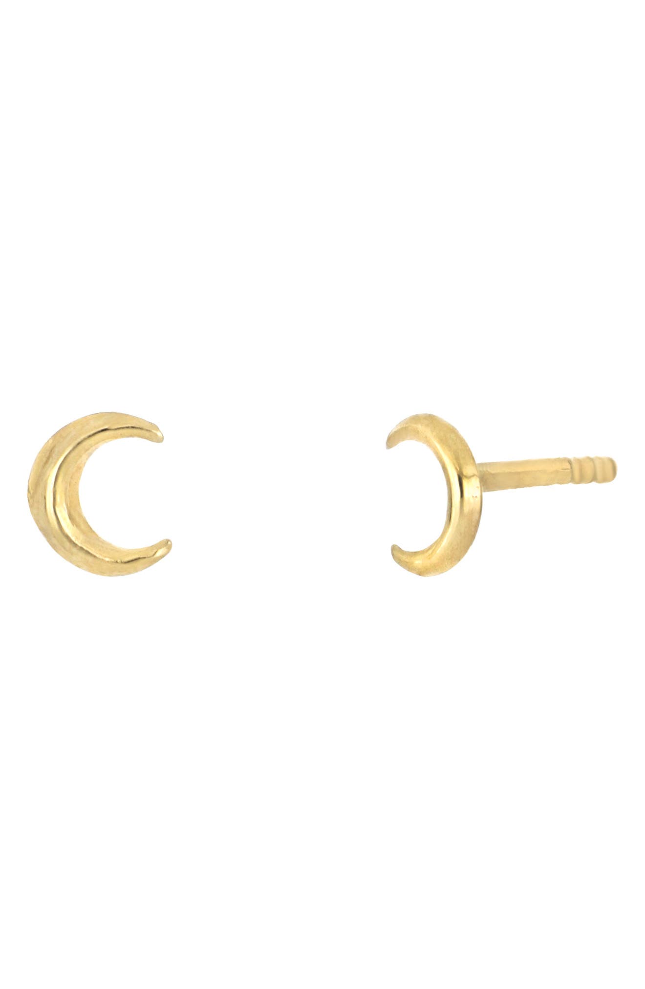 Bony Levy 14K Yellow Gold Crescent Moon Stud Earrings | Nordstromrack