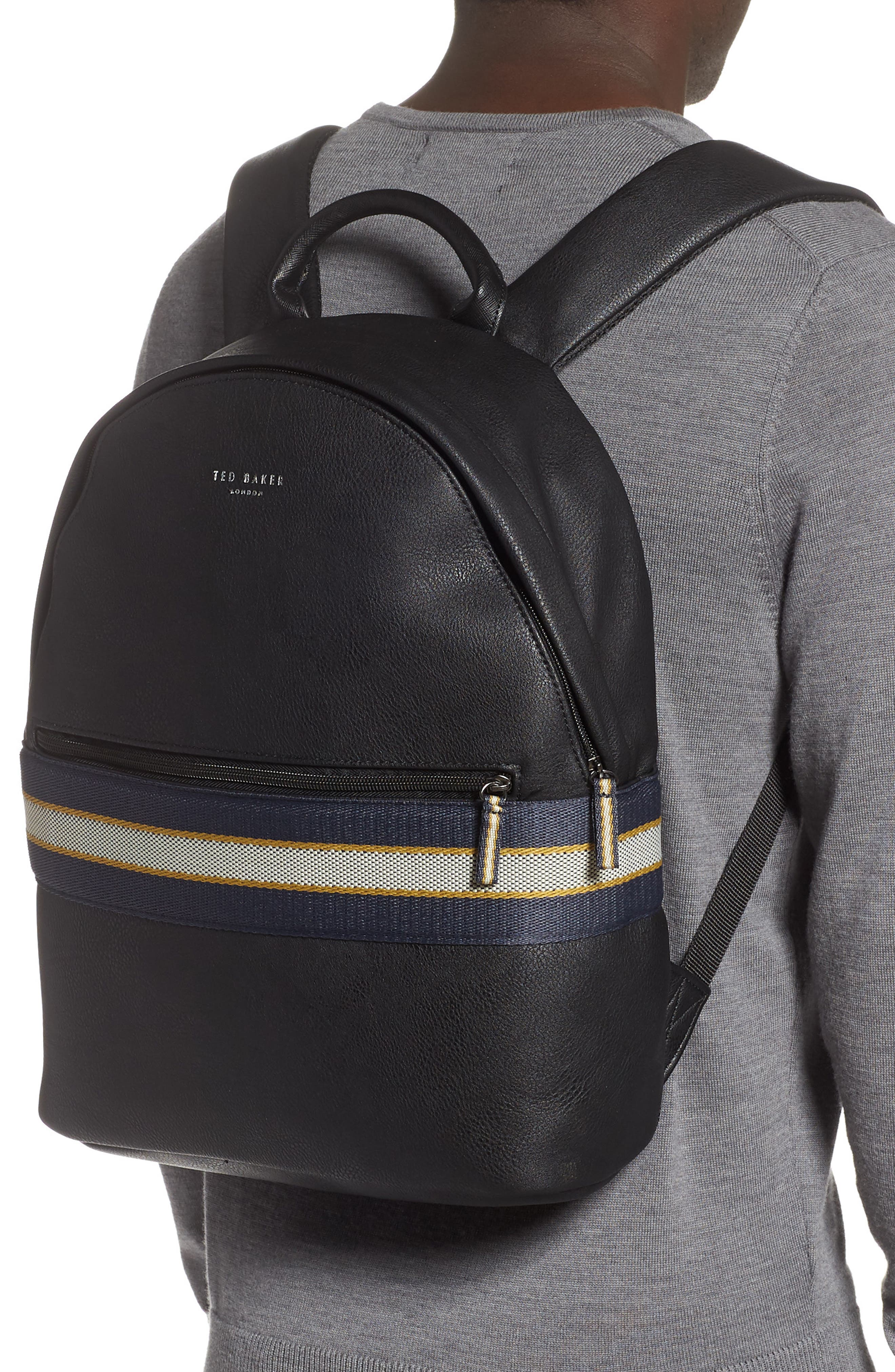 Ted Baker London Shellz Faux Leather Black Backpack | Nordstromrack