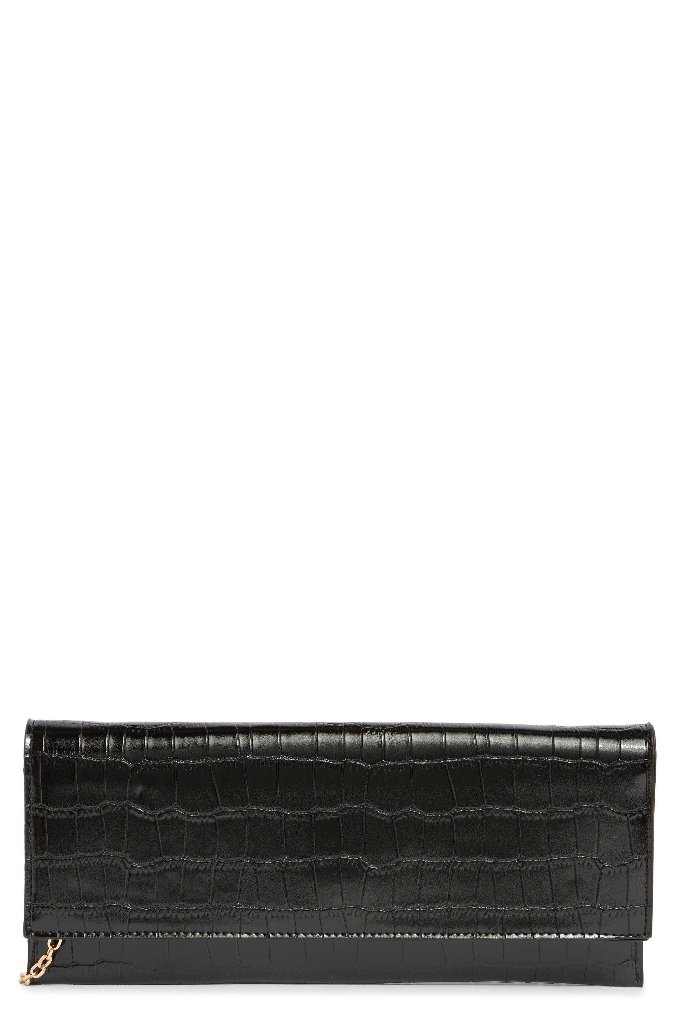 URBAN EXPRESSIONS HANDBAGS Faux Leather Clutch | Nordstromrack