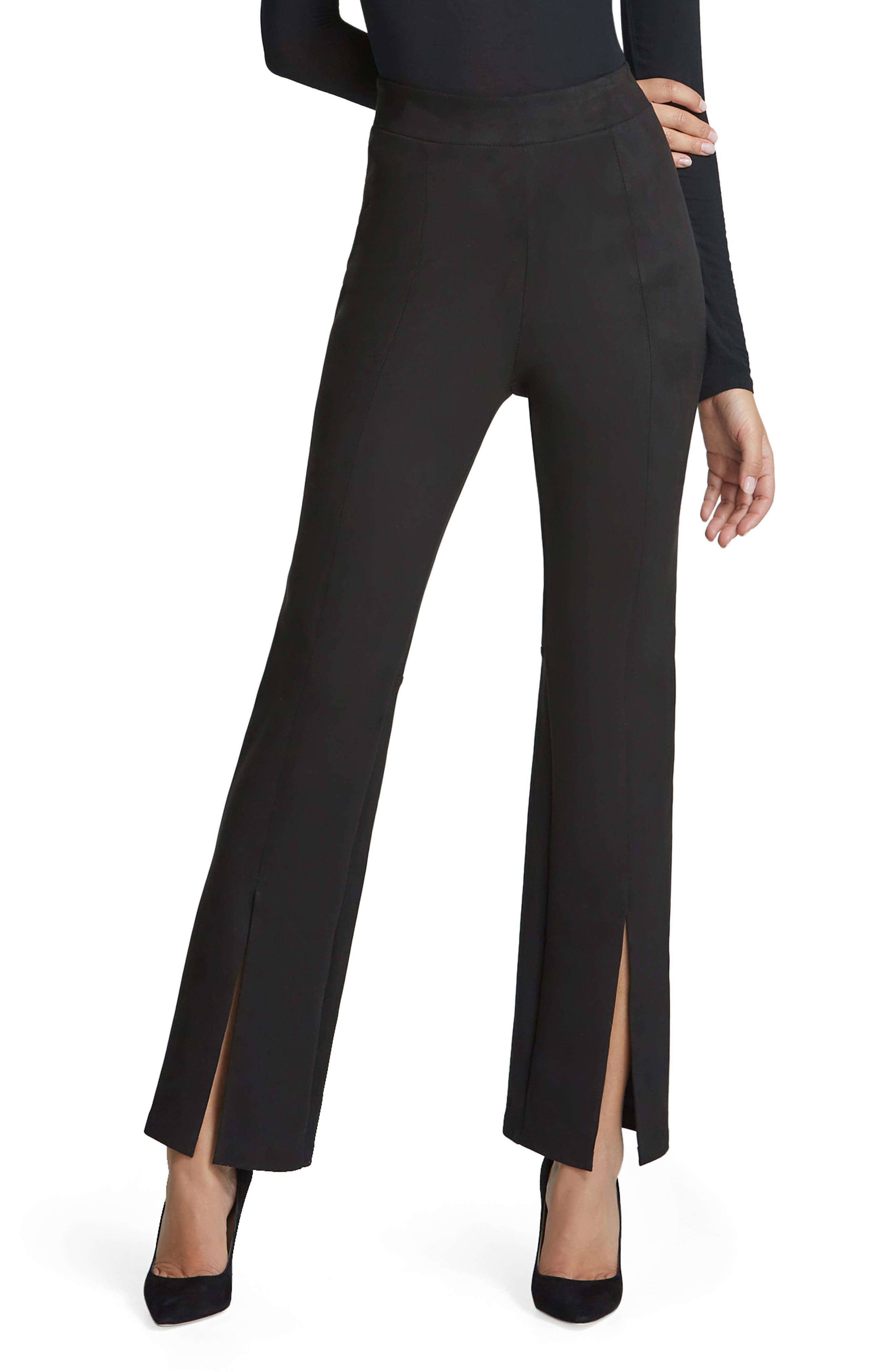 Commando Front Slit Faux Suede Leggings | Nordstromrack