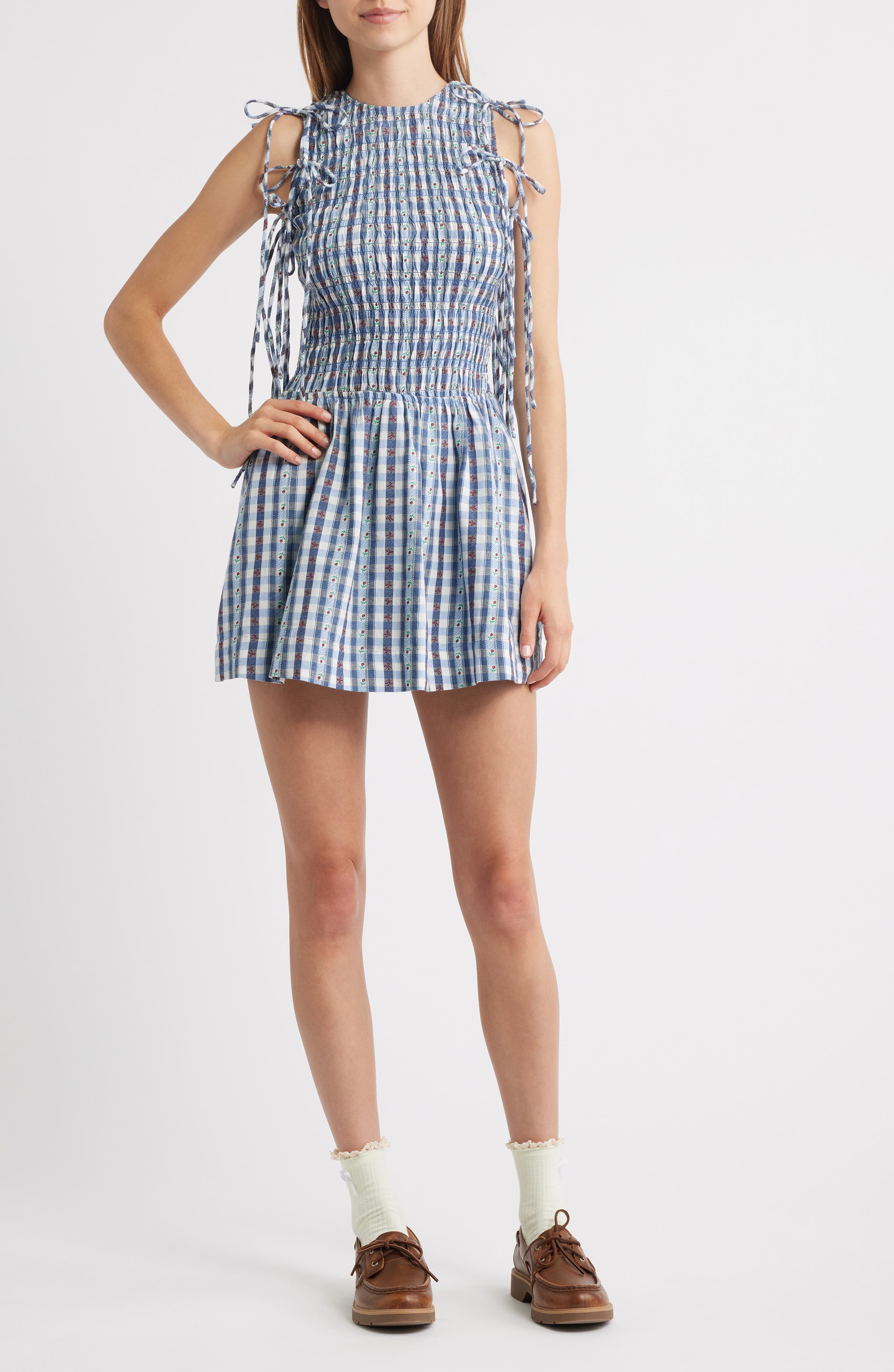 Damson Madder Becca Organic Cotton Bubble Minidress | Nordstromrack