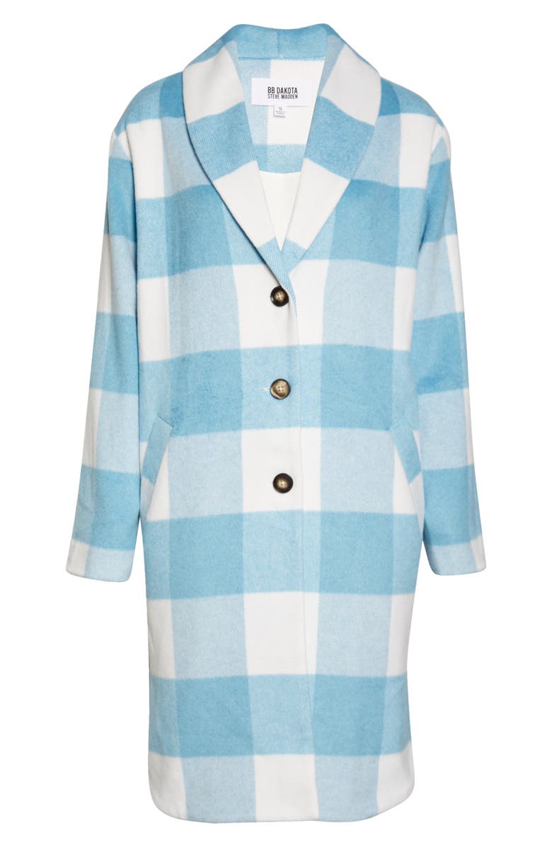BB Dakota by Steve Madden Berries and Cream Buffalo Check Coat ...