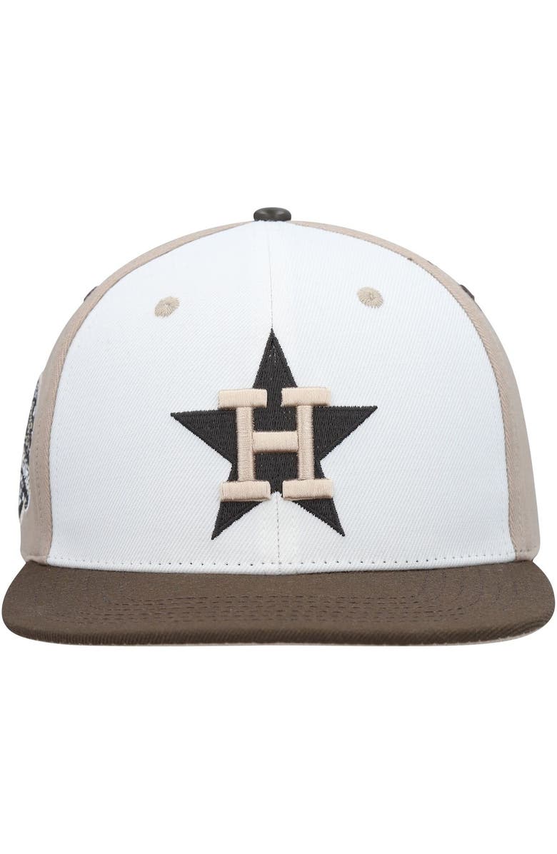 PRO STANDARD Men's Pro Standard White/Brown Houston Astros Chocolate ...