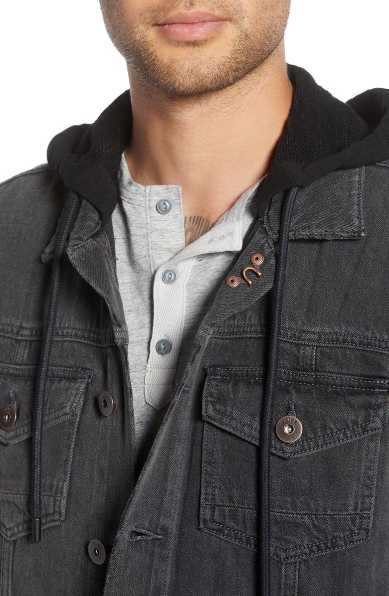 PAIGE Hooded Denim Scout Jacket | Nordstromrack