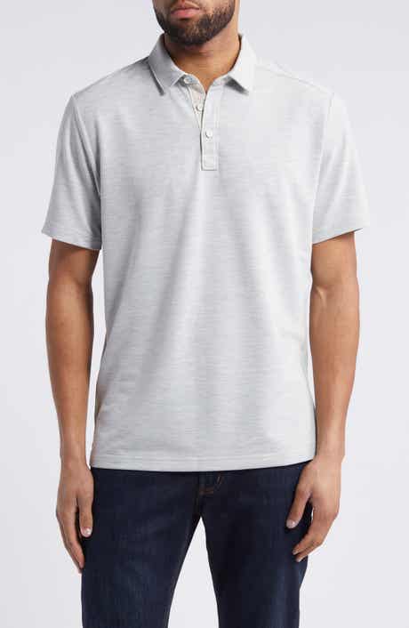 DENIM AND FLOWER Textured Snap Button Polo | Nordstromrack DENIM AND FLOWER Textured Snap Button Polo | Nordstromrack