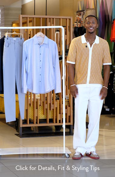 Bugatchi Jimmy OoohCotton® Button-Up Shirt | Nordstromrack