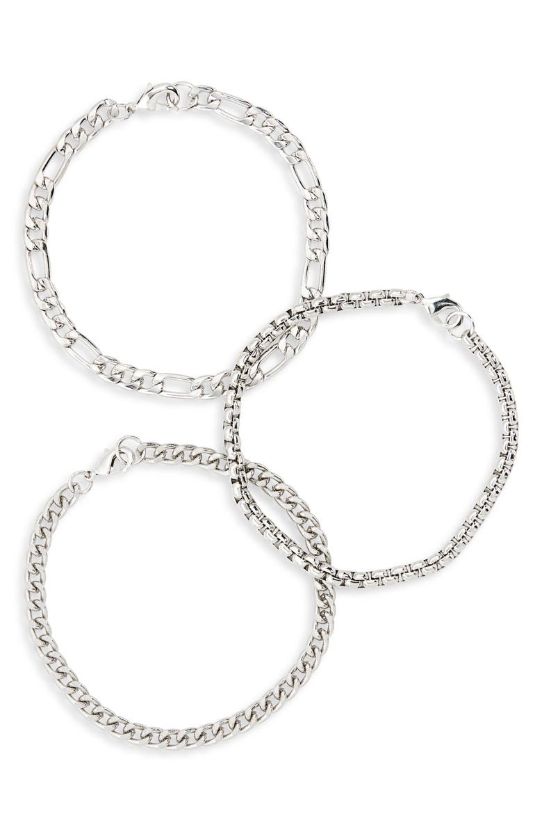 AREA STARS Men's Set of 3 Chain Bracelets | Nordstromrack