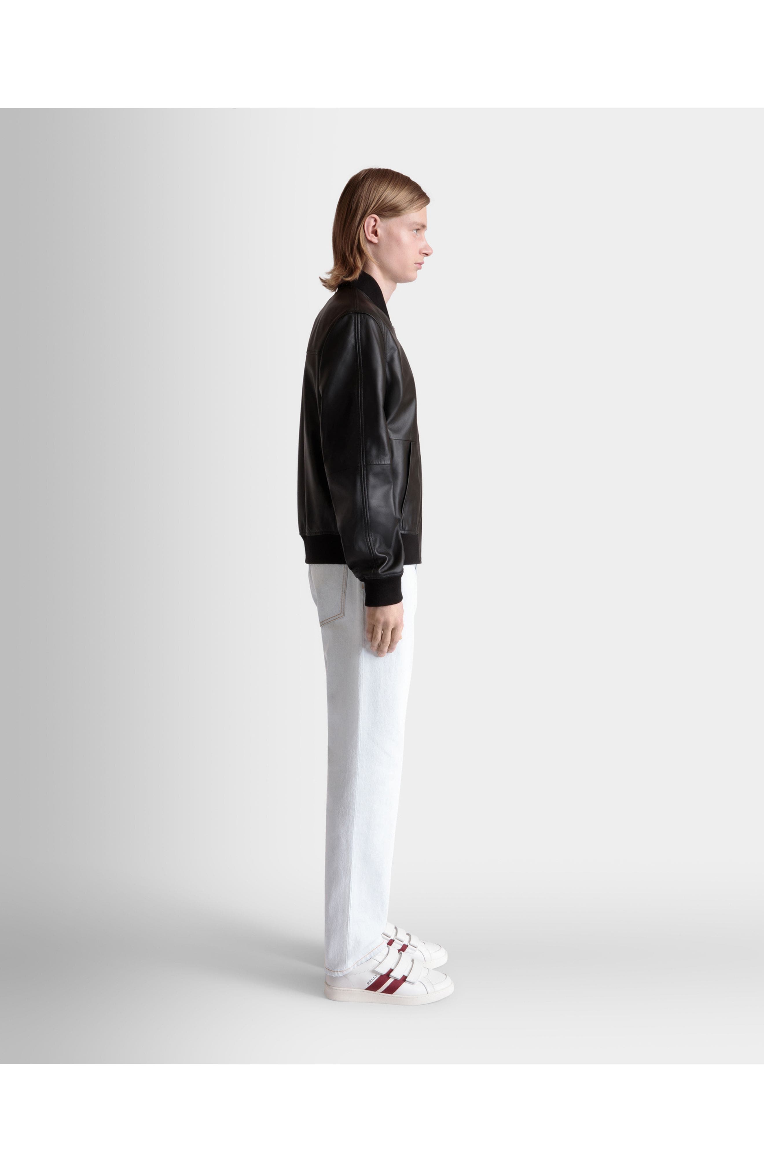 Bally Bomber in Leather | Nordstrom