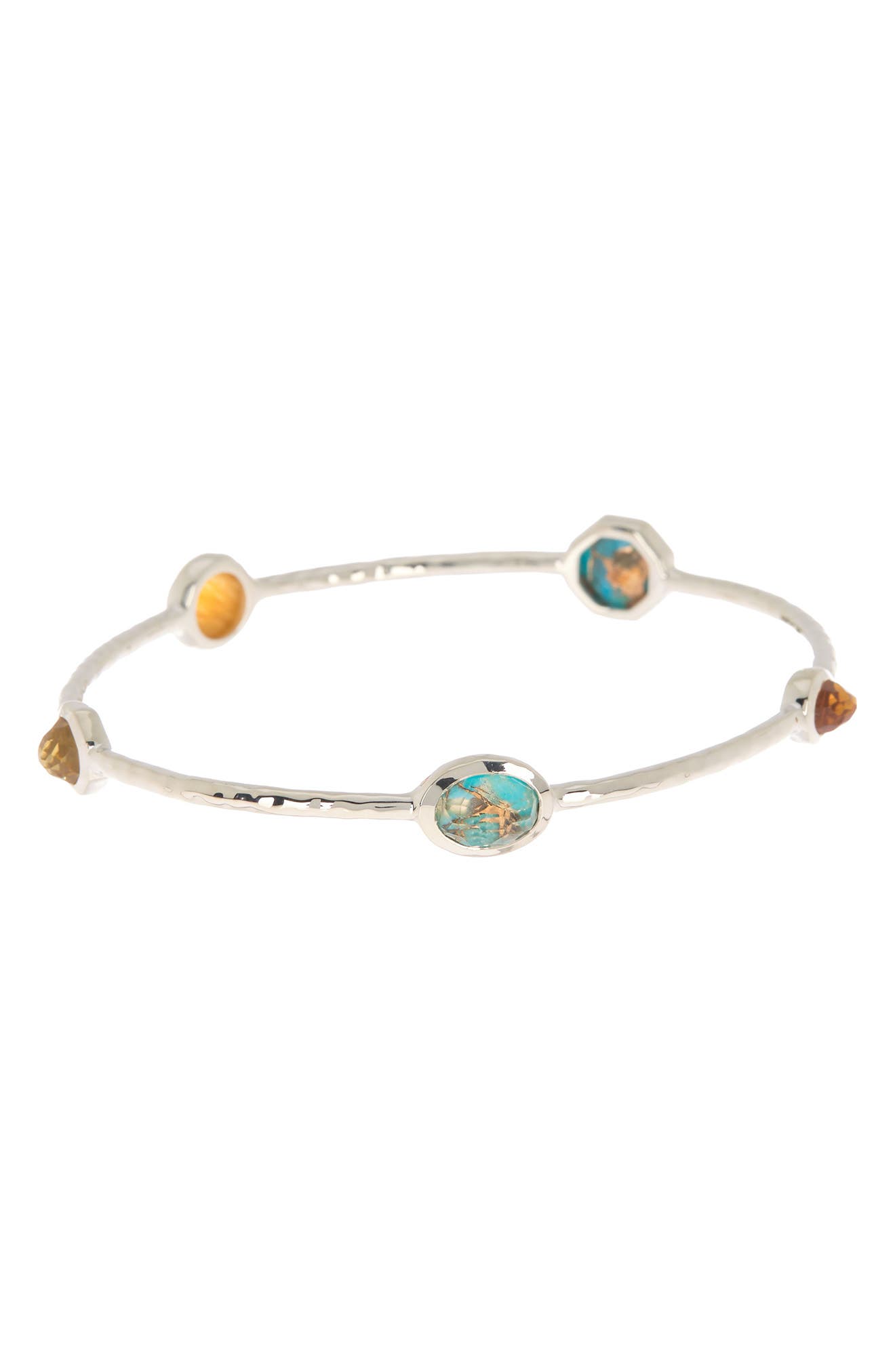 Ippolita Rock Candy Sterling Silver Mixed Stone Bangle Bracelet ...