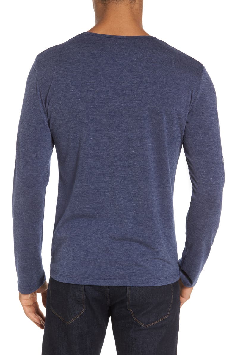 Mizzen+Main Dawson Heather Navy Henley | Nordstromrack