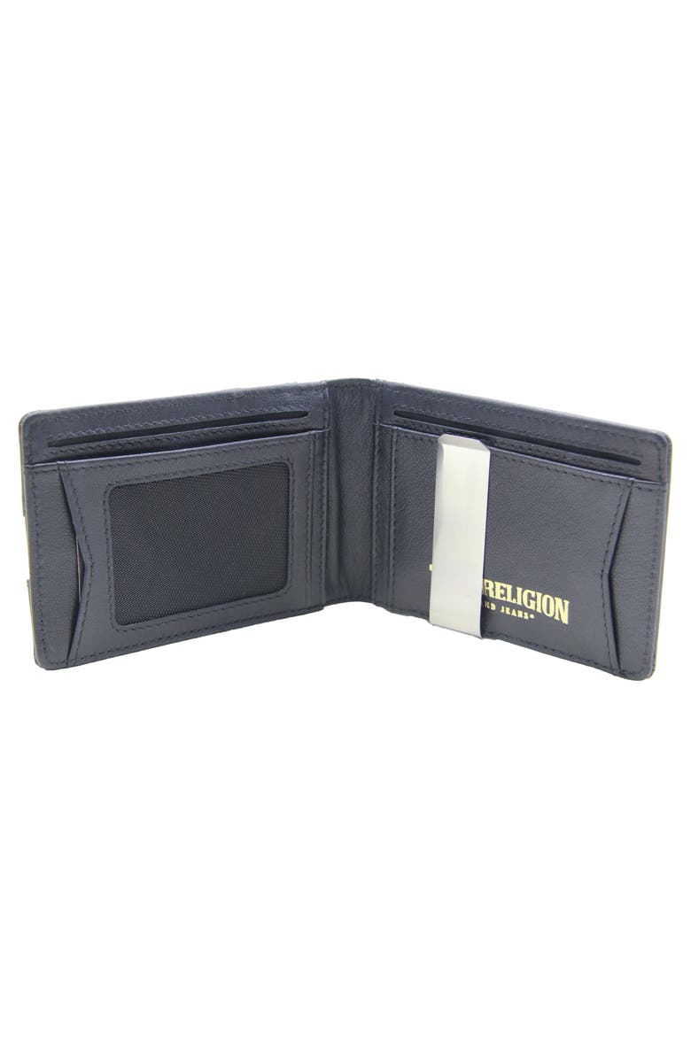 True Religion Brand Jeans Slim Lan Horseshoe Leather Bifold Wallet ...