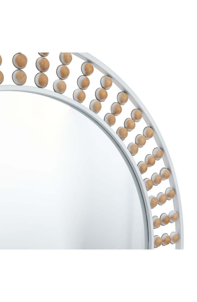 GINGER BIRCH STUDIO White Metal Wall Mirror | Nordstromrack