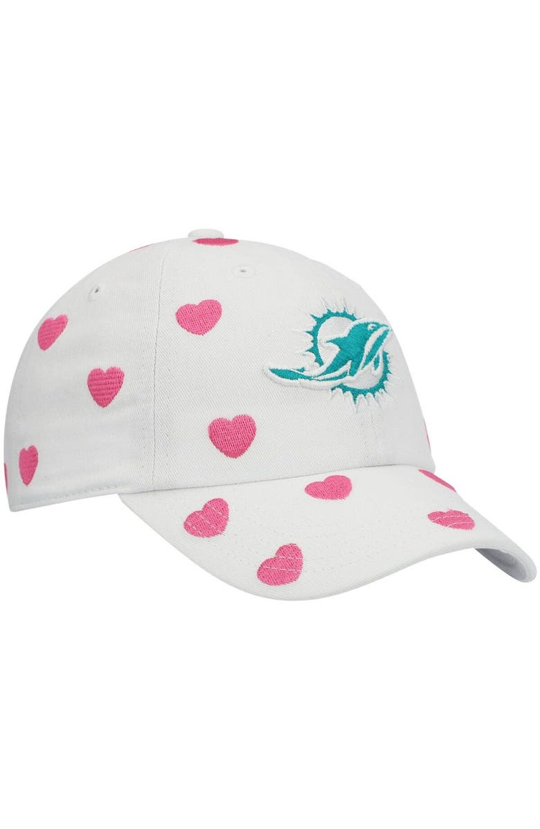 '47 Girls Toddler '47 White Miami Dolphins Surprise Clean Up Adjustable ...