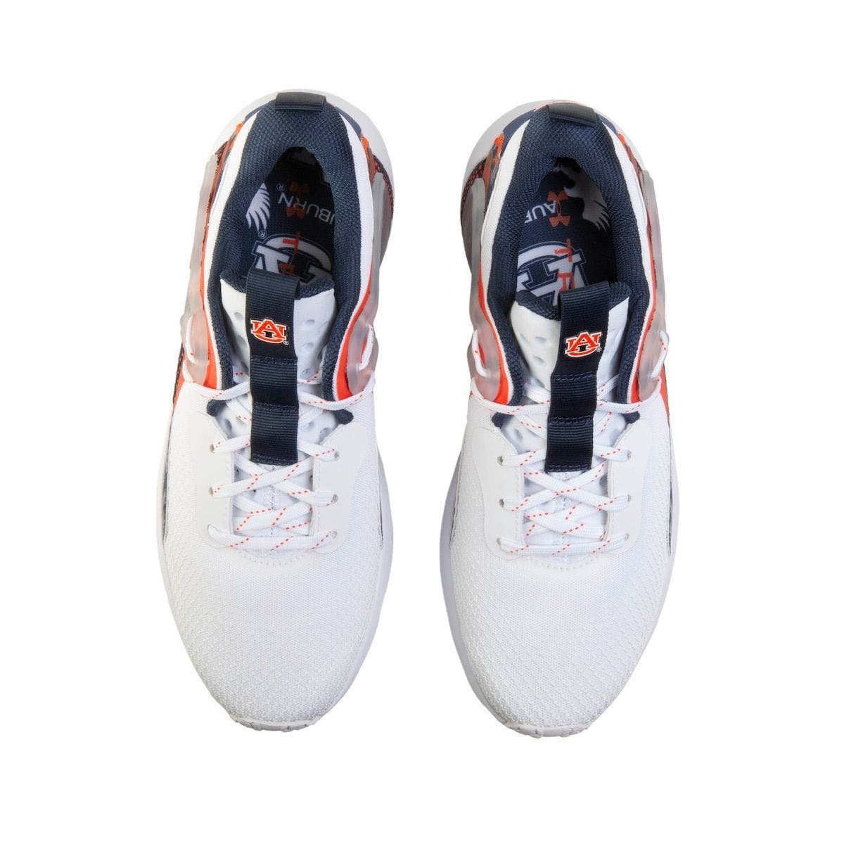 Under Armour Men's Under Armour White Auburn Tigers HOVR Apex 3 ...