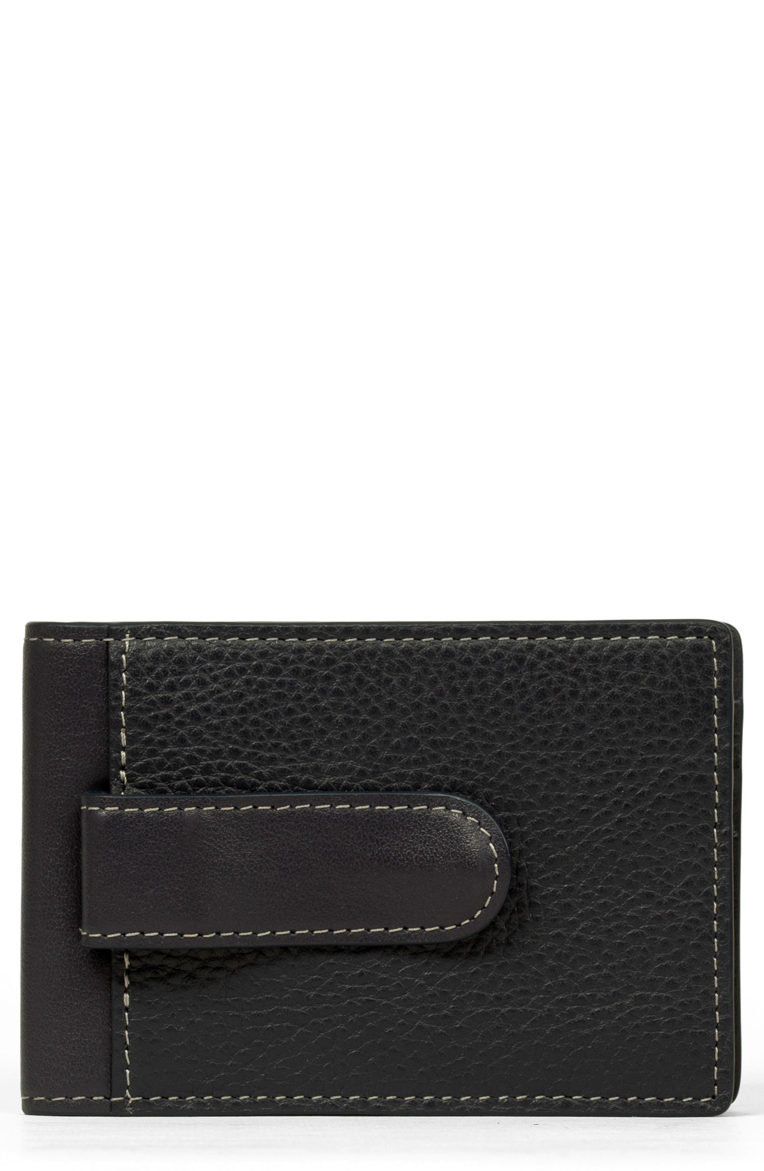 PinoPorte Aldo Leather Money Clip Wallet | Nordstrom