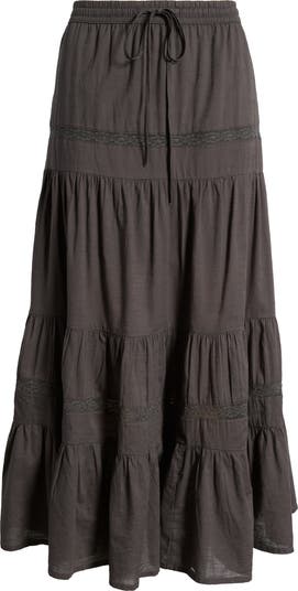 BP. Tiered Cotton Maxi Skirt | Nordstrom BP. Tiered Cotton Maxi Skirt | Nordstrom