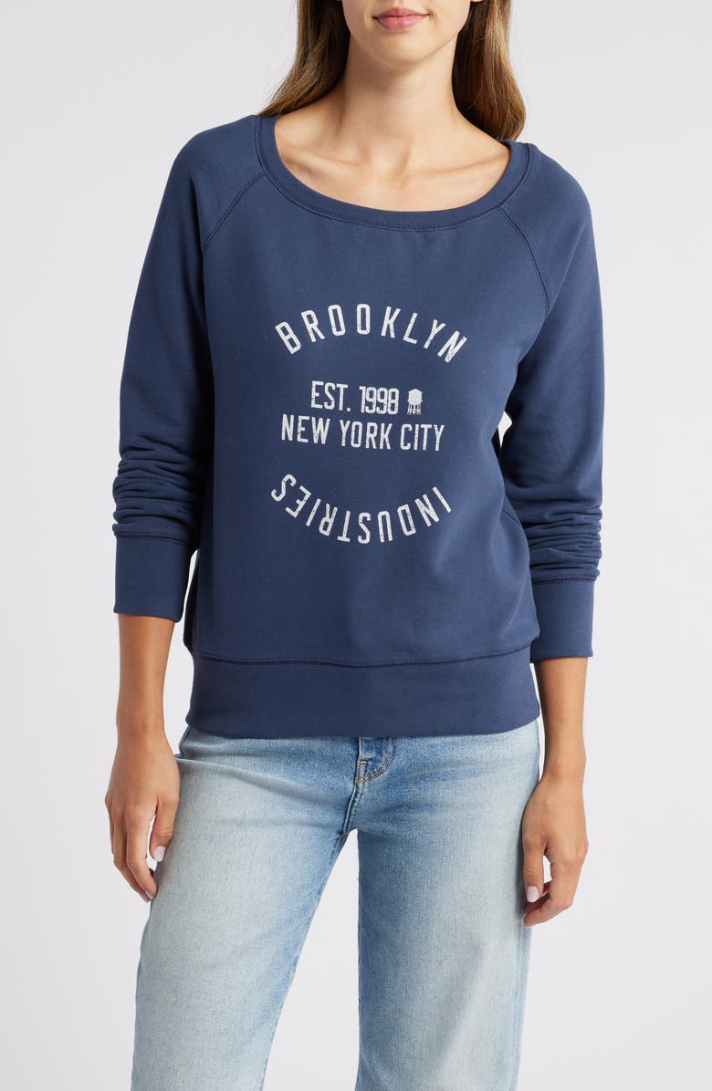 Brooklyn Industries Circle Logo Cotton Graphic Sweatshirt | Nordstromrack