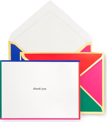 Kate Spade New York thank you set of 10 boxed cards | Nordstromrack